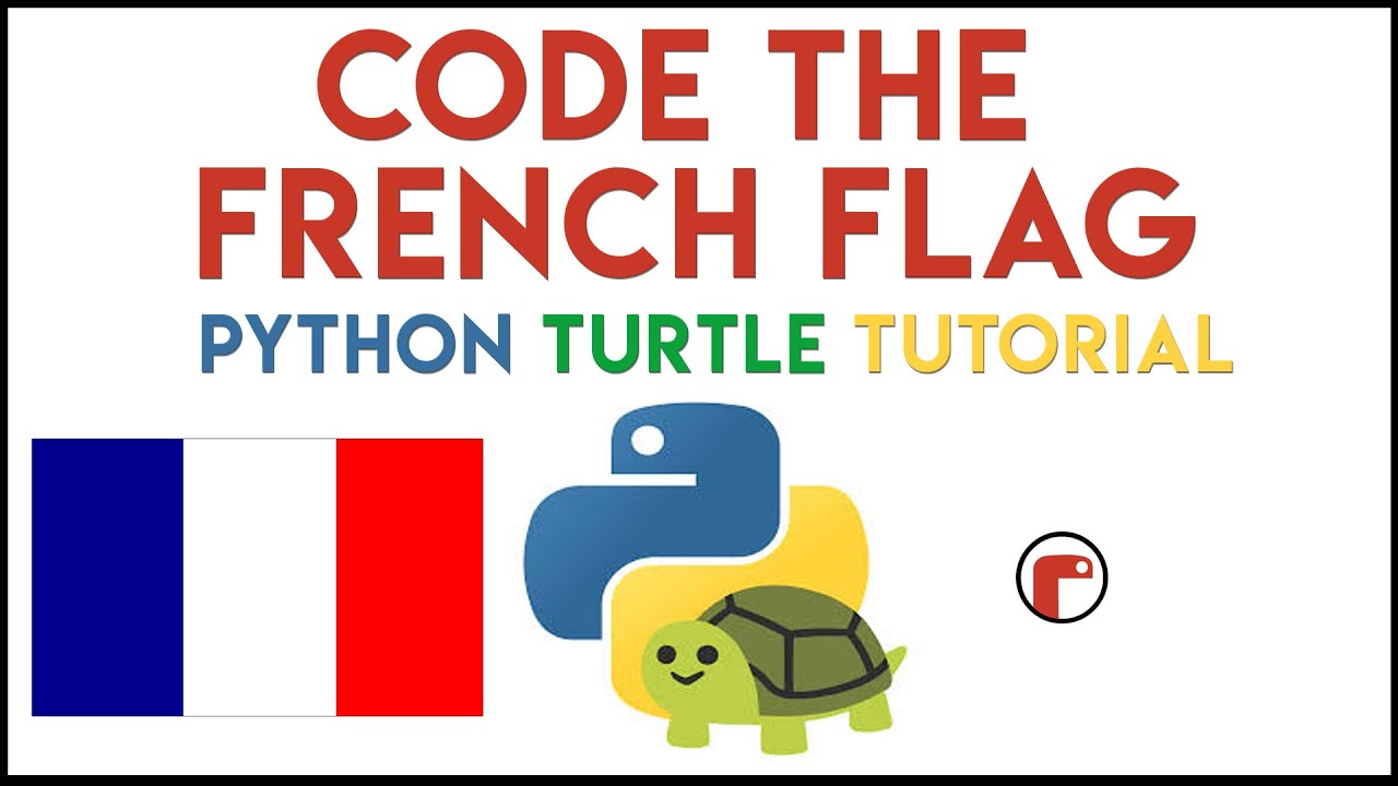 Python Turtle Code The French Flag Tutorial Youtube