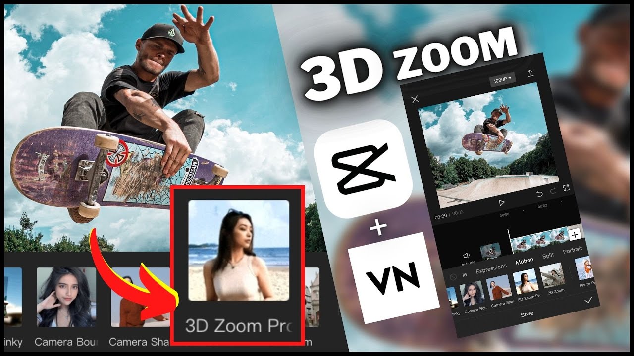 3d Zoom Effect Tutorial I Capcut Video Editing Tutorial 2023 Youtube