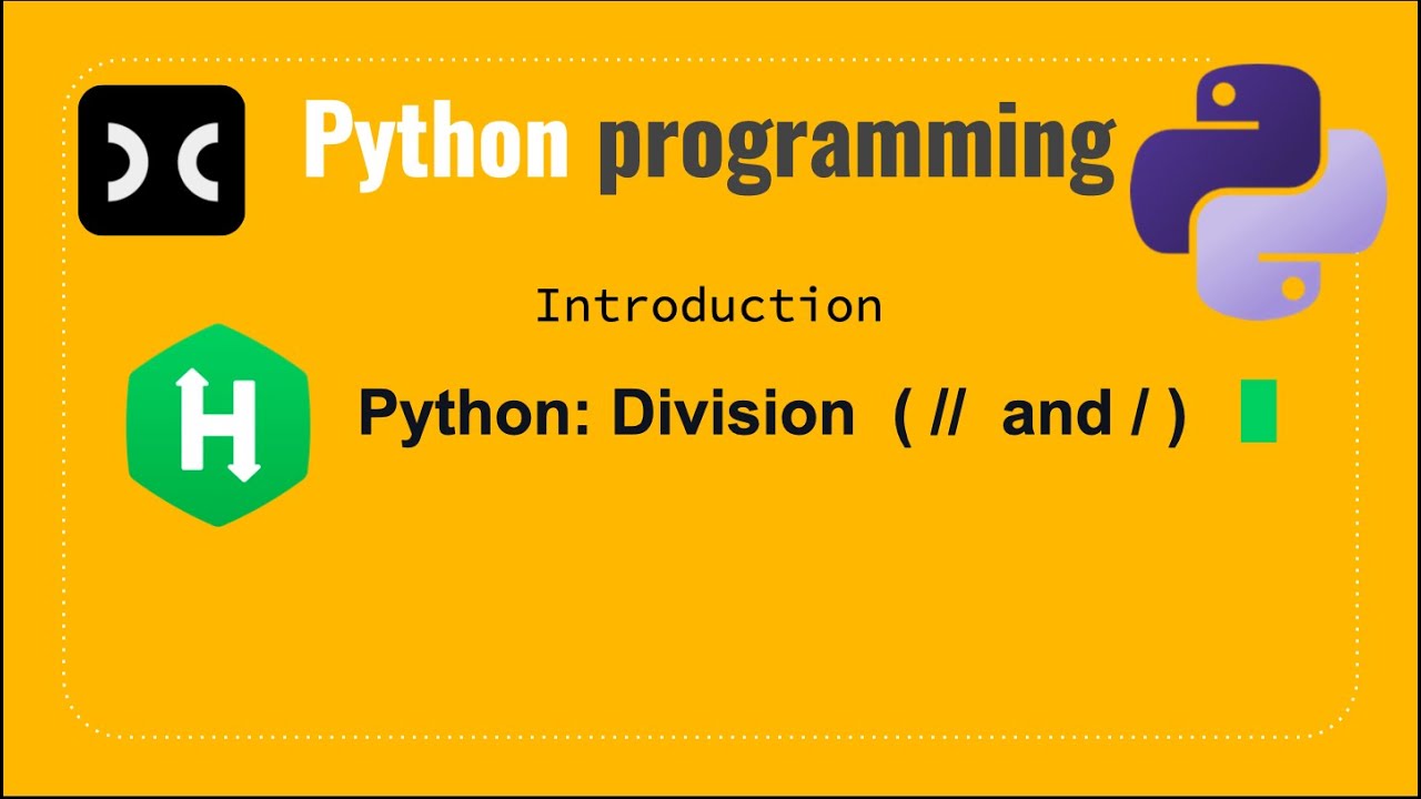 Python Division Hackerrank Introduction Youtube