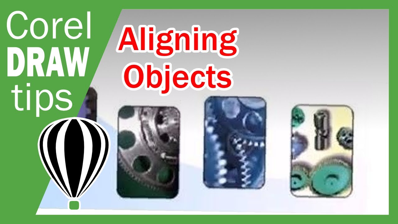 Aligning Objects In Coreldraw Youtube