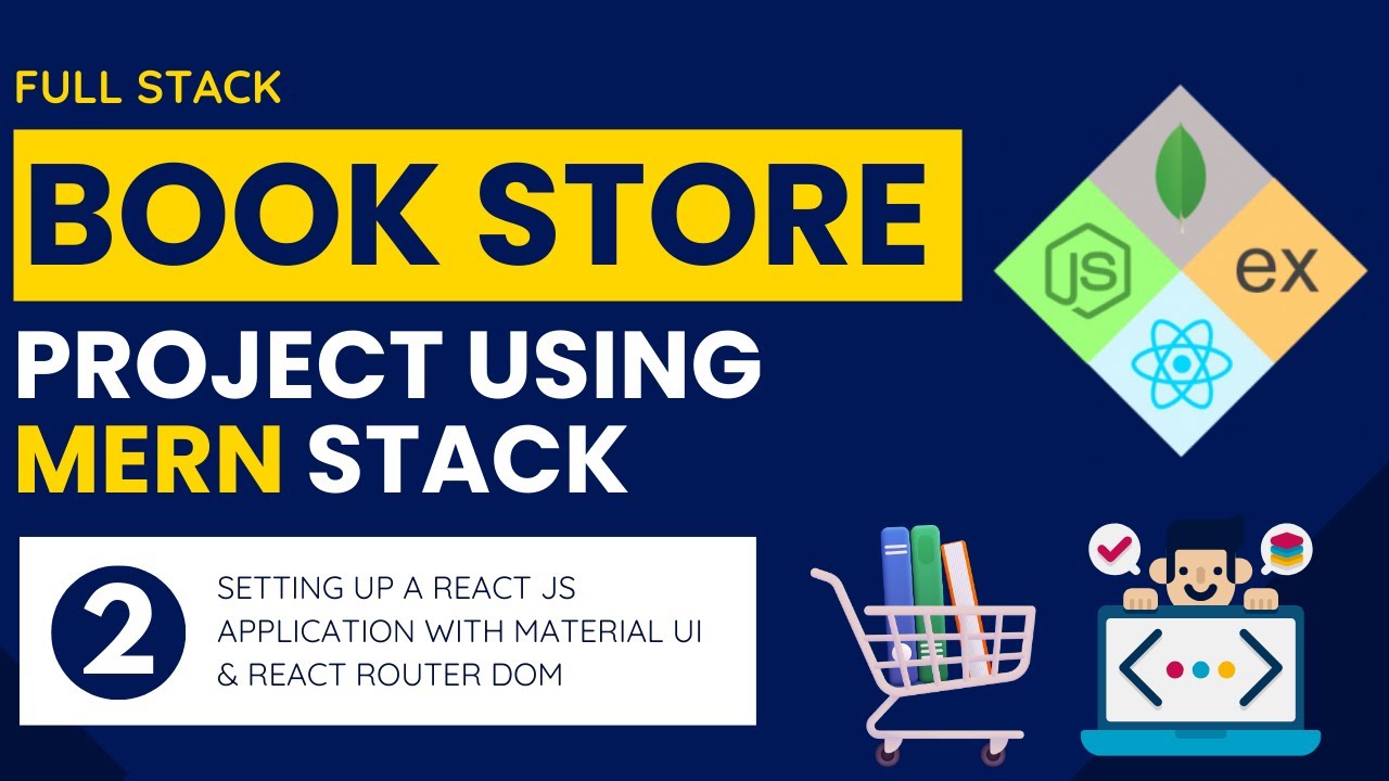 Creating Setting Up A React Js Application Full Stack Book Store