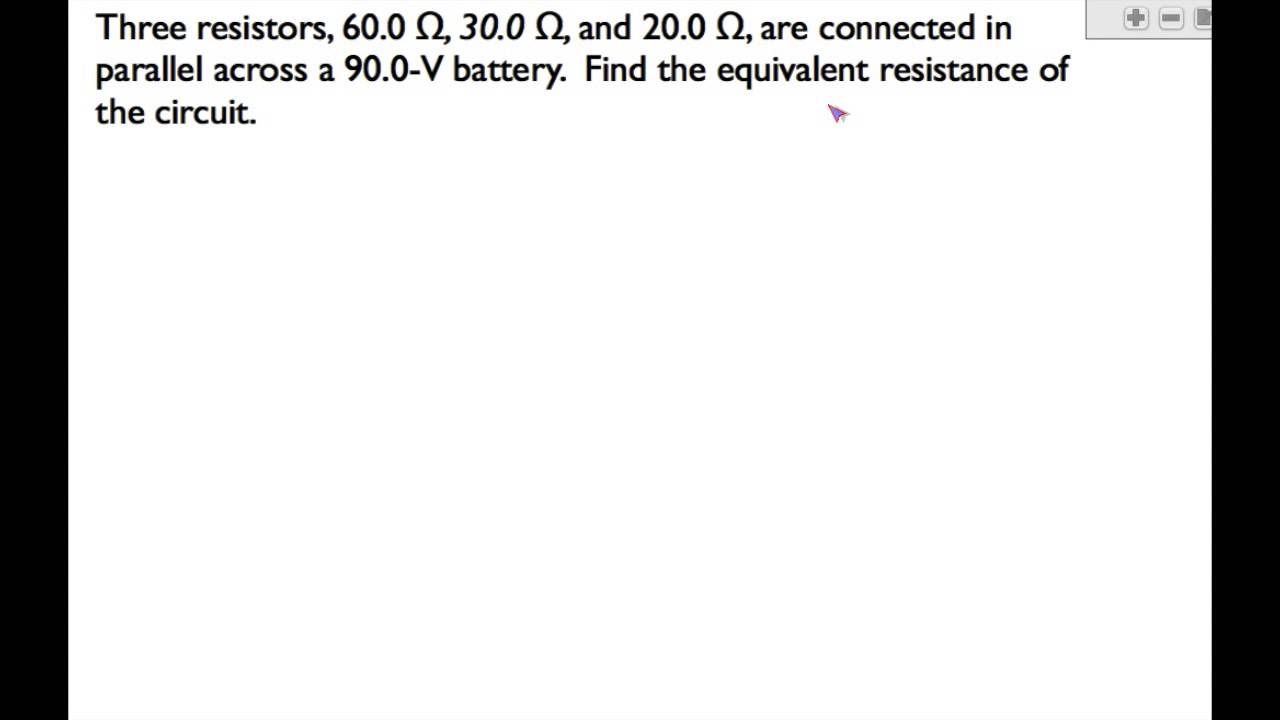 Parallel Circuits Youtube