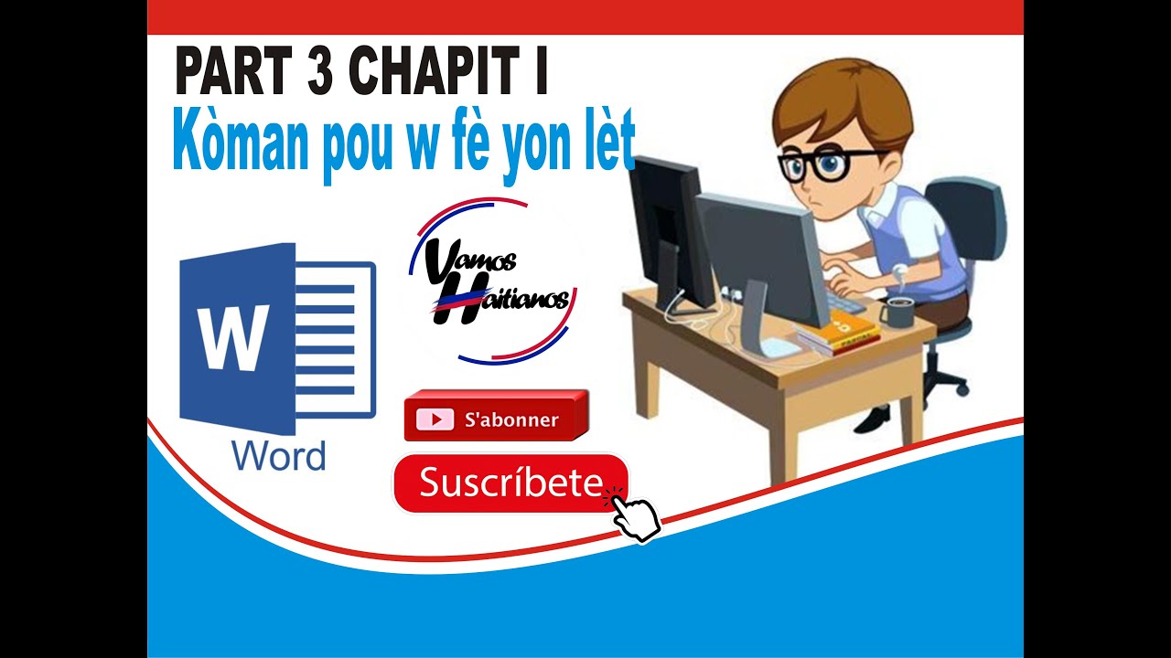Kòman Pou W Fè Yon Lèt Sou Ms Word Youtube