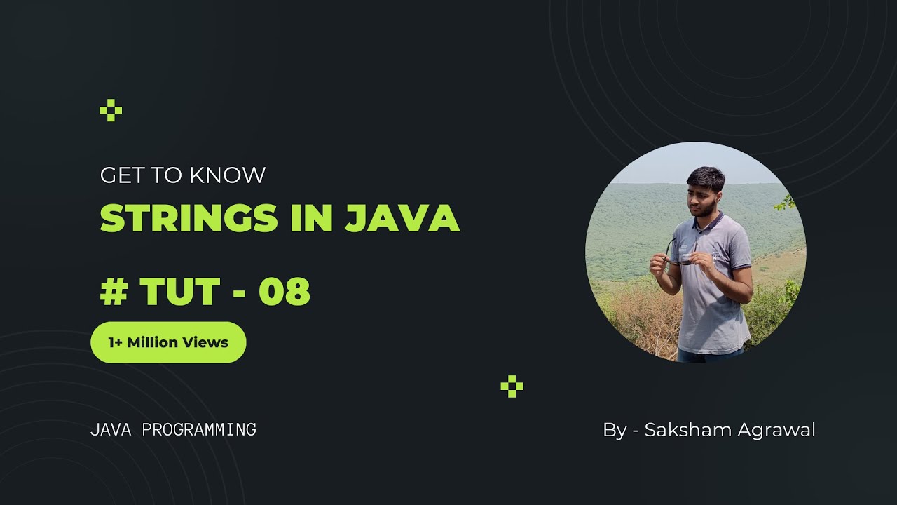 Java Tutorial 08 Strings In Java Youtube