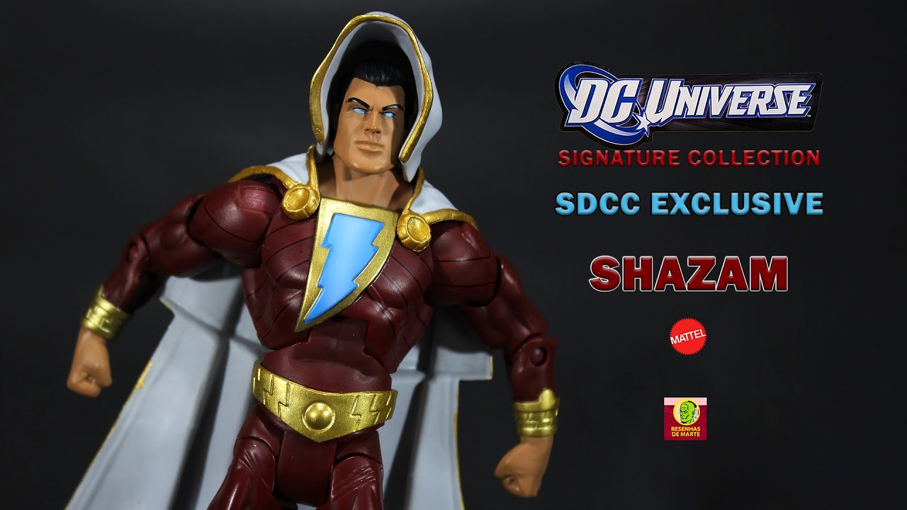 Shazam Dc Universe Signature Collection New 52 Sdcc Exclusive Mattel