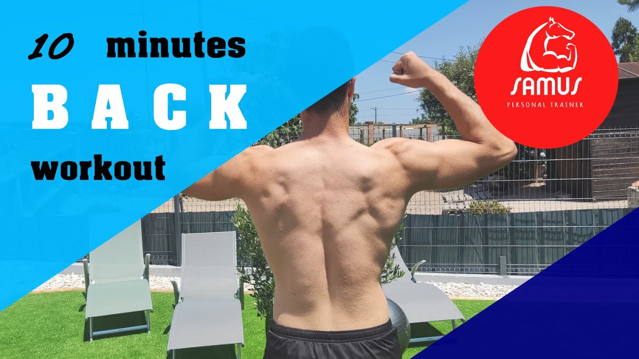10 Minutes Back Workout Youtube