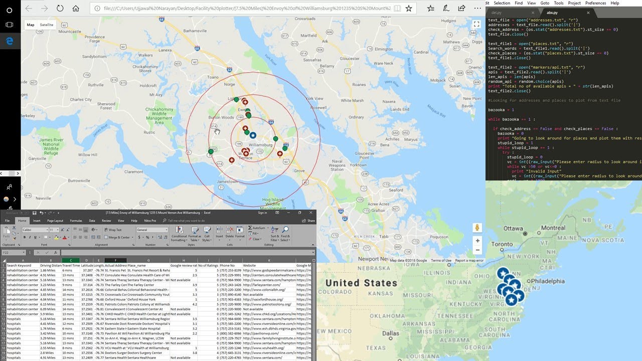 Exploiting Google Maps Api Python Youtube