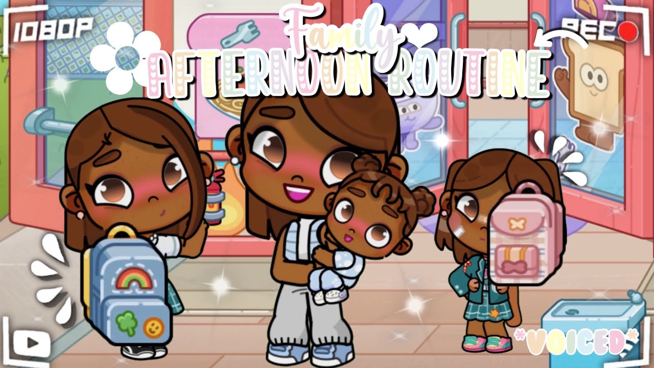 Family Afternoon Routine рџ ё With Voice Avatar World Roleplay Youtube