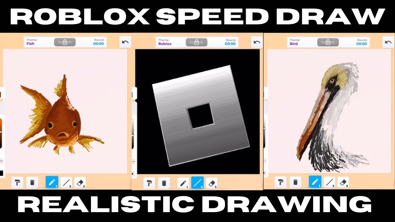 Realistic Drawing In 5 Minutes Roblox Speed Draw Drawing