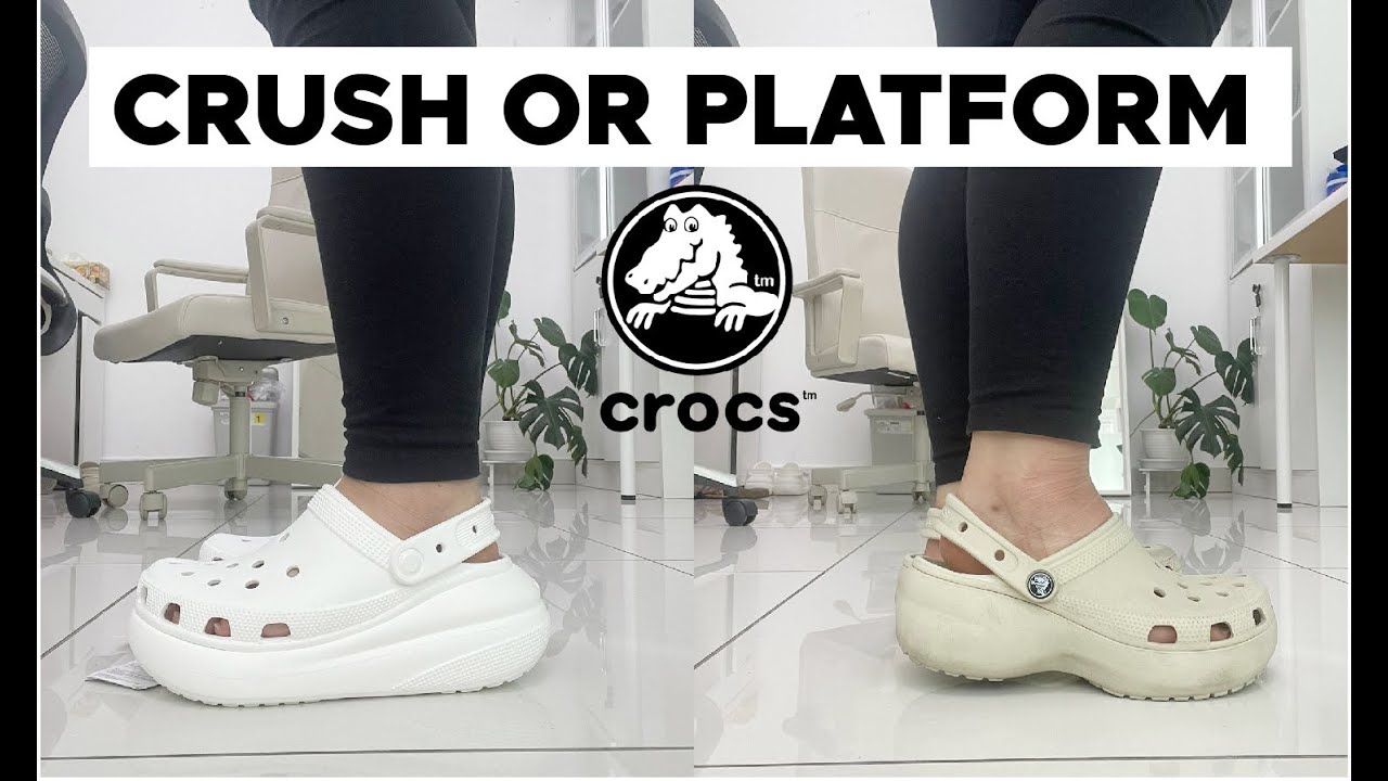 Crocs Classic Crush Vs Crocs Classic Platform Clog Crocs 2022