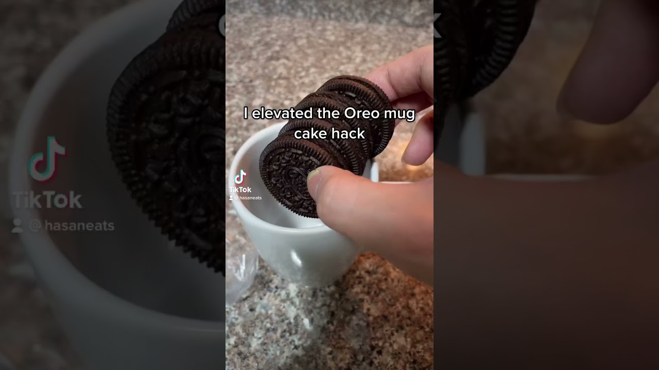 Oreo Mug Cake Hack Shorts Youtube