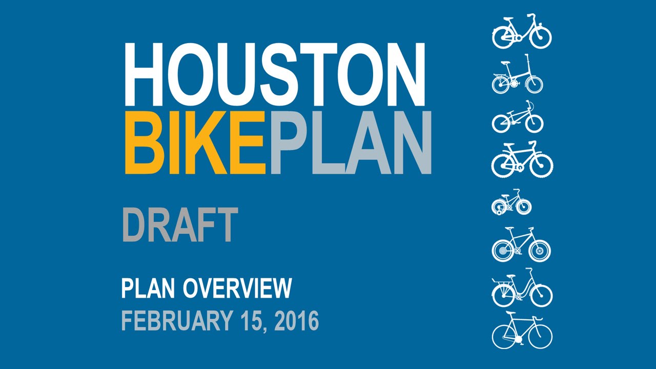 Houstonbikeplan Overview Youtube