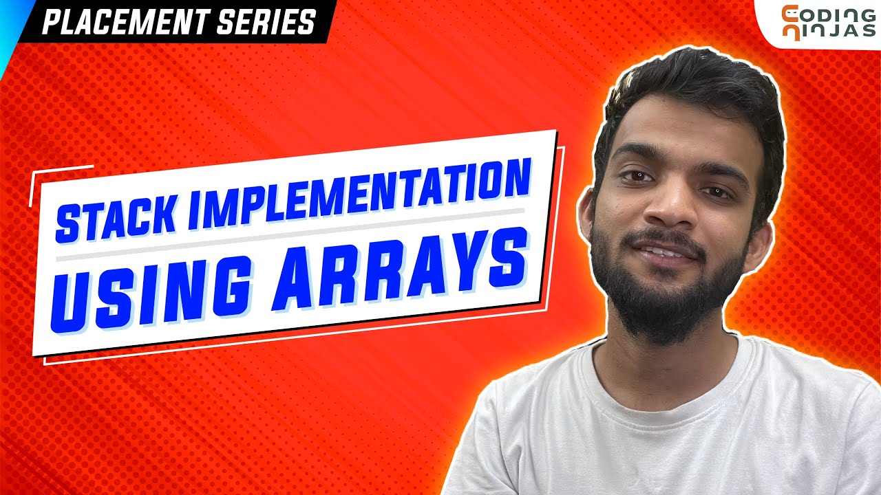 Implementation Of Stack Using Arrays Youtube