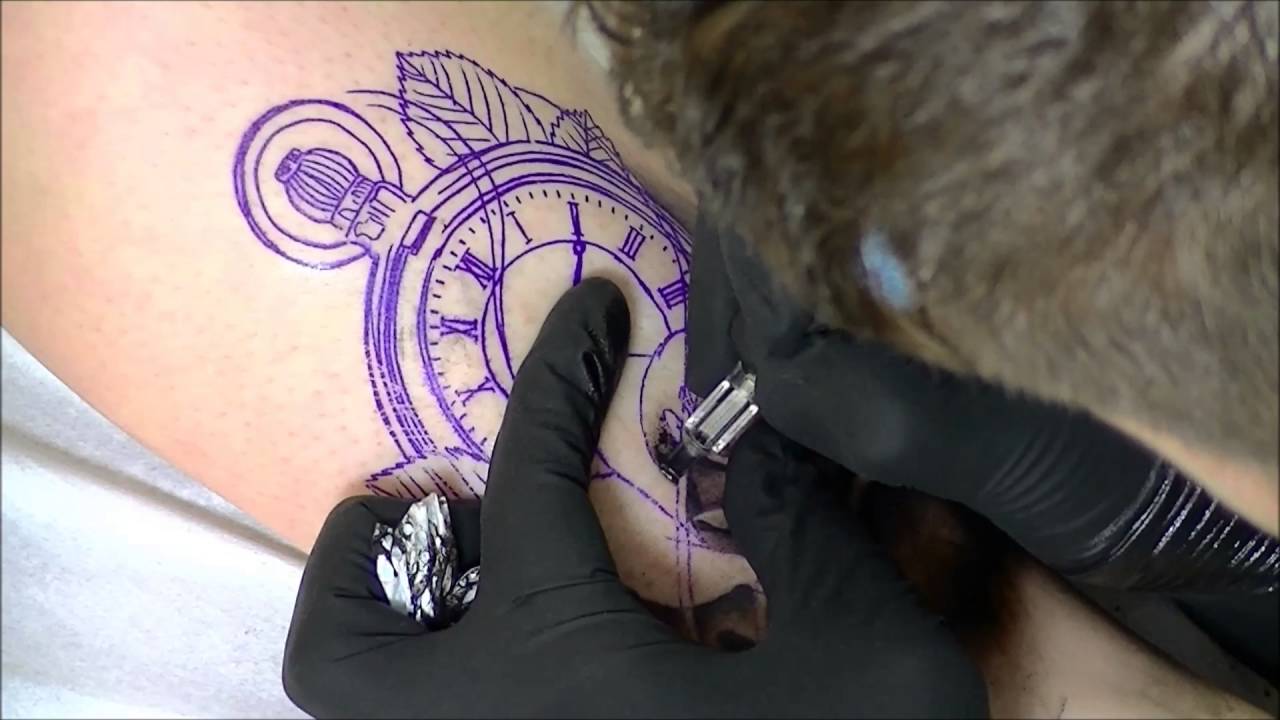 Rose Watch Tattoo Time Lapse Youtube