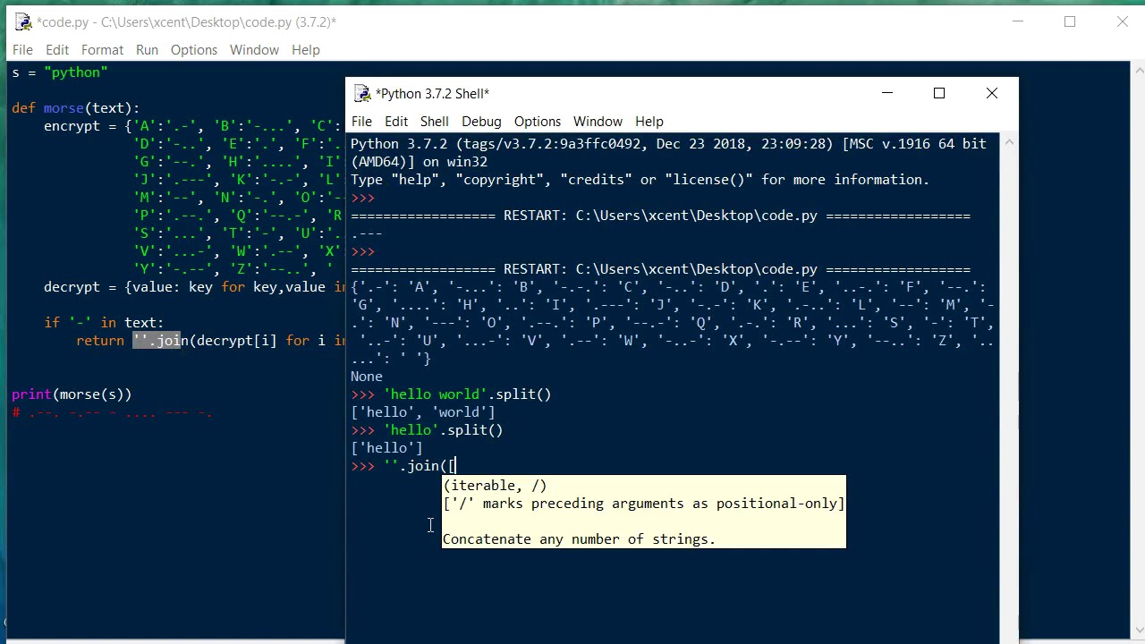 A Simple Python Morse Code Translator Youtube