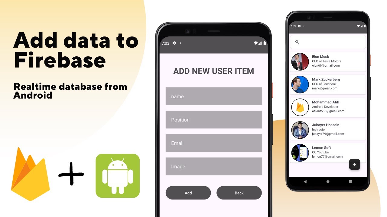 Add Data To Firebase Realtime Database Crud Operation In Firebase