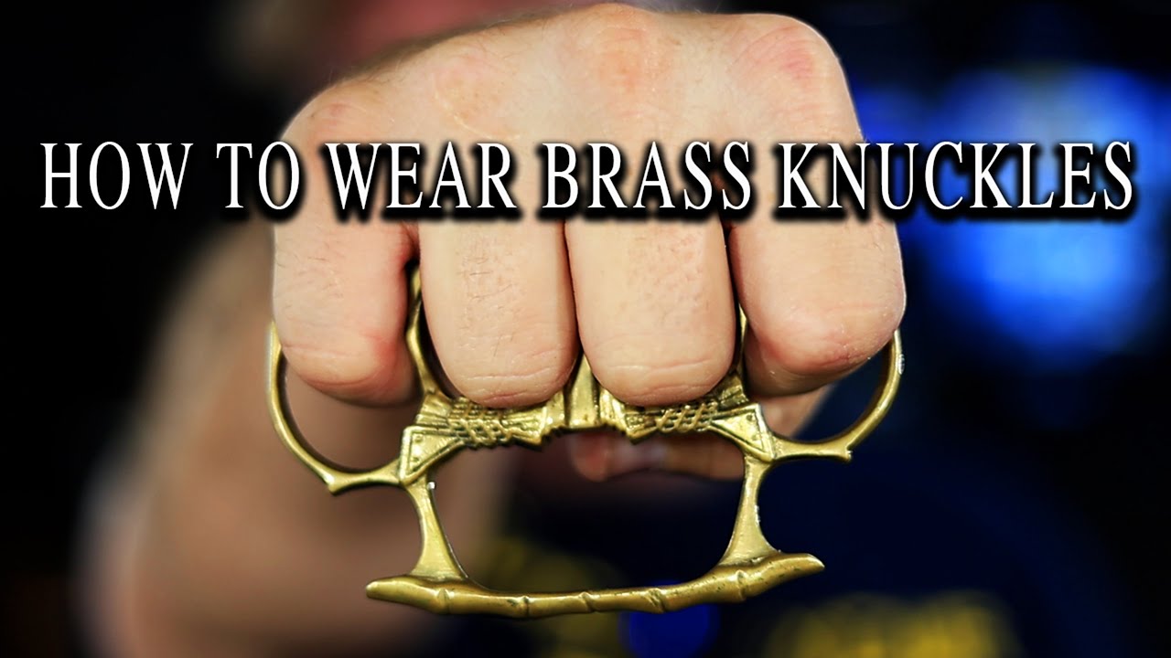 How To Wear Brass Knuckles Youtube