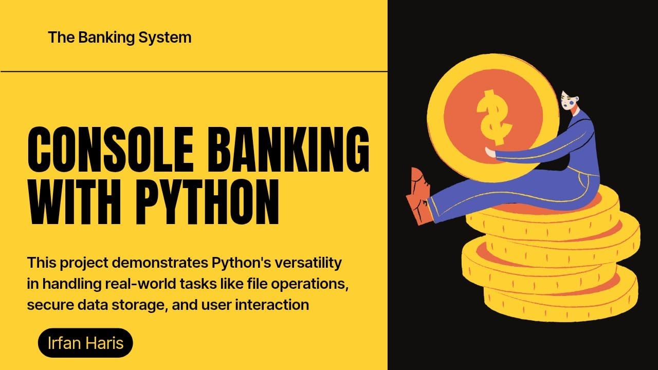 Console Based Banking System Using Python Youtube