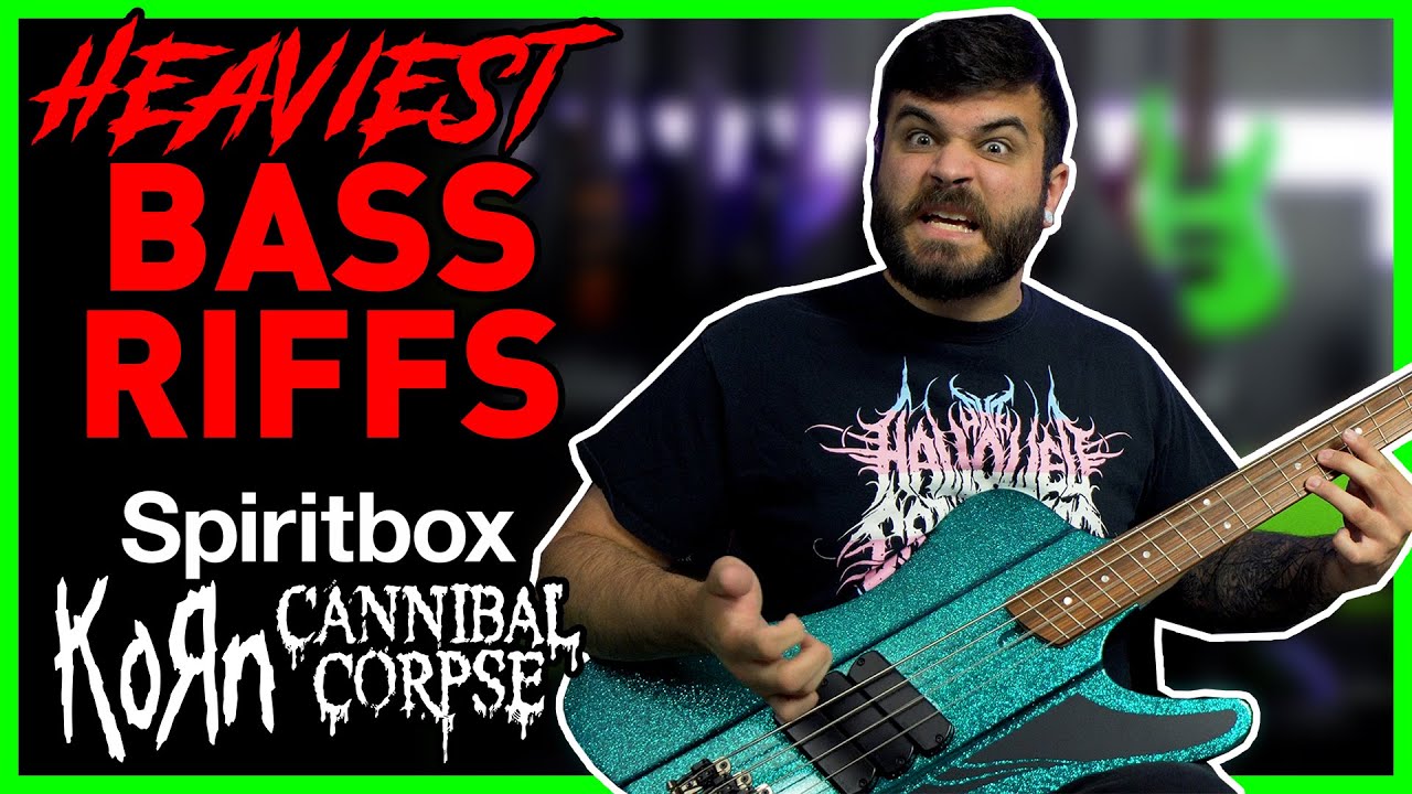 Heaviest Bass Guitar Riffs Youtube