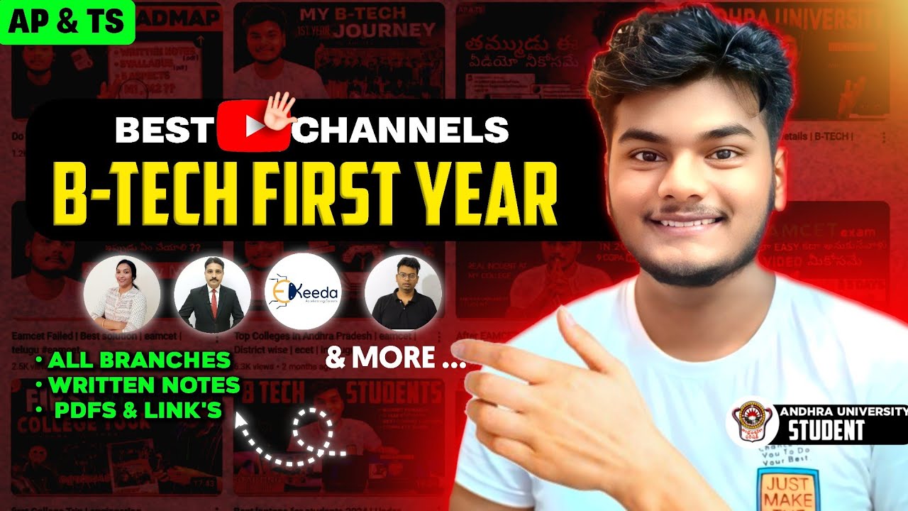 Channel For Btech 1st Year Engineering Intelugu Youtube