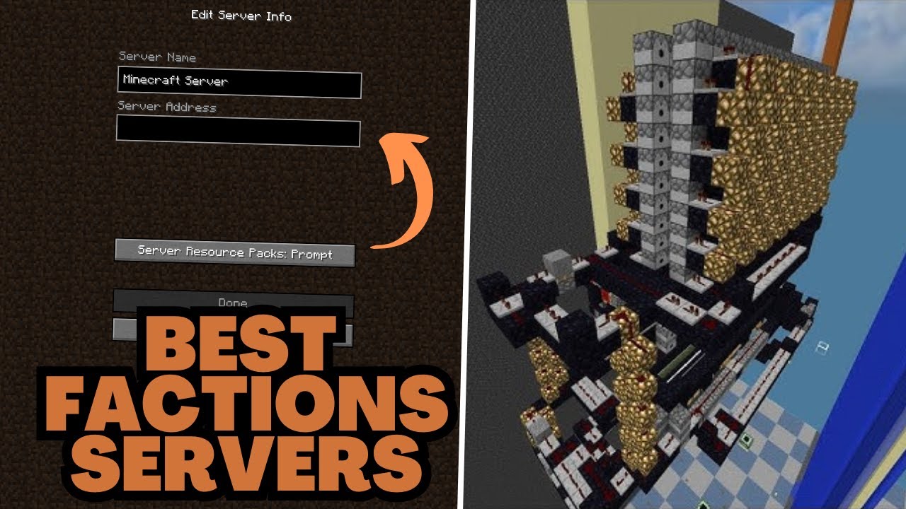 Top 5 Minecraft Factions Servers 2025 Youtube