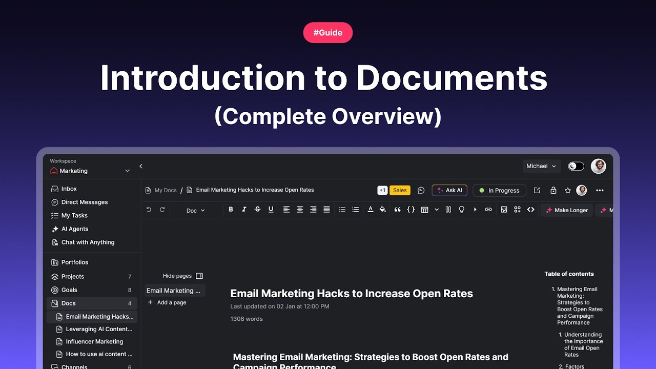 Introduction To Documents Complete Overview Youtube