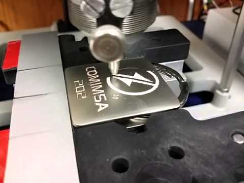 Grabado Punta Diamante En Metal Youtube