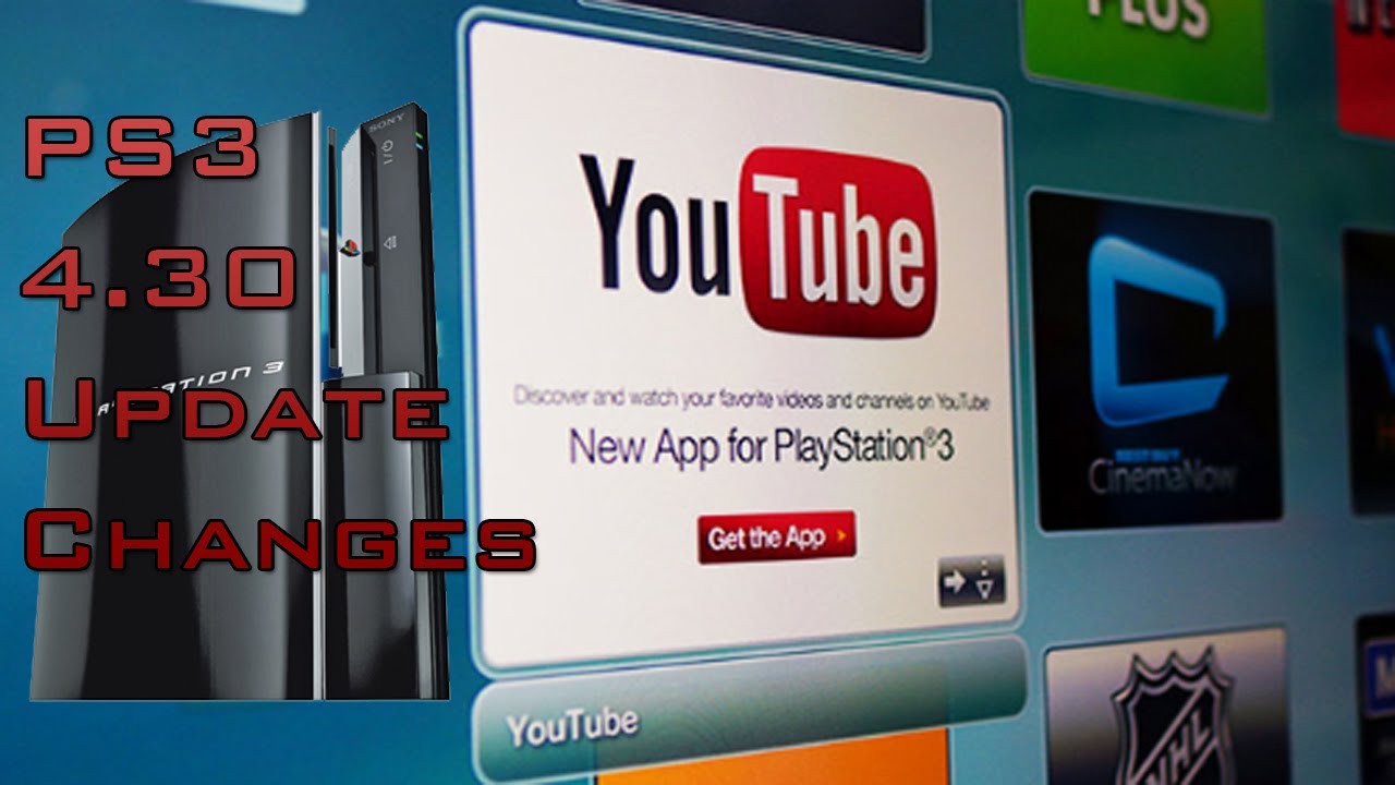 Ps3 4 30 Update Info App Youtube