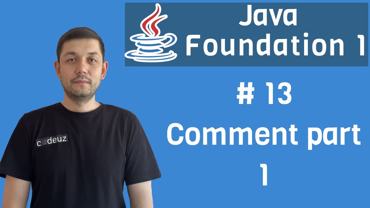 13 Java Foundation Module 1 Comment Part 1 Youtube