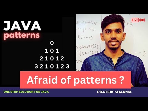 Patterns In Java Computer Class 10 Icse Isc Java Programming Youtube