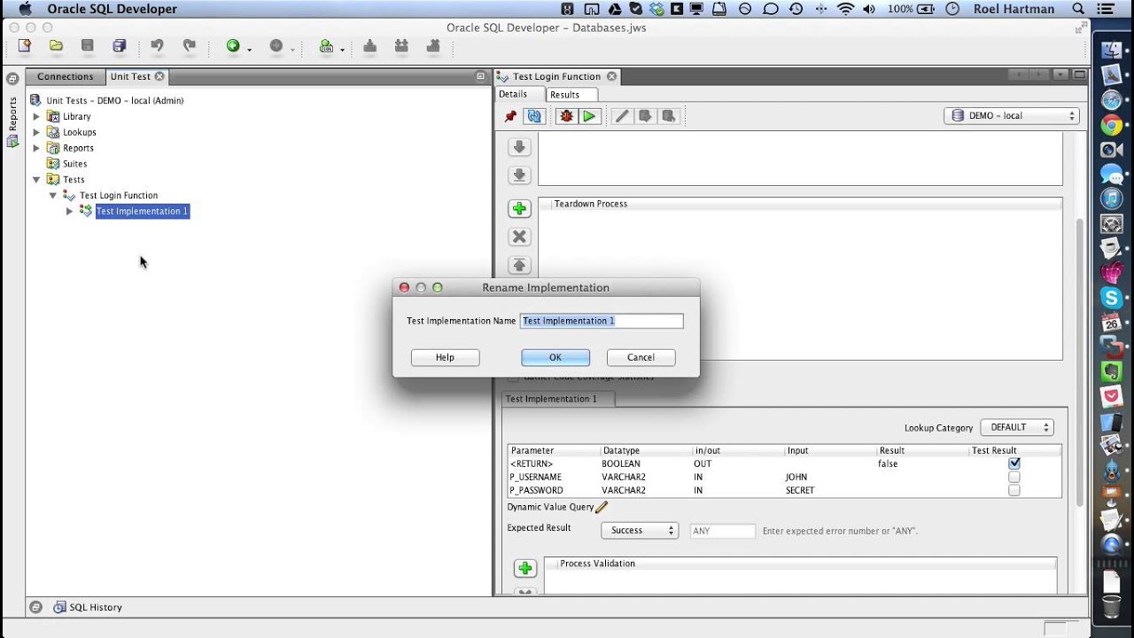 Sql Developer Unit Testing Youtube