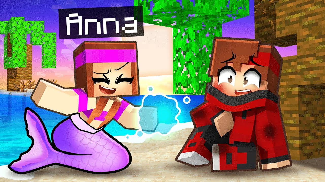 Anna Est Une Sirène Protectrice Sur Minecraft Youtube
