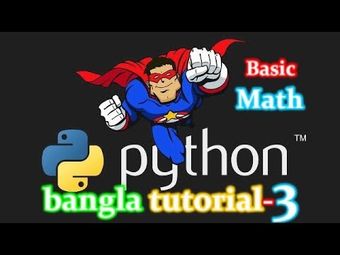 3 Python Bangla Tutorial For Beginners Math Operations Youtube