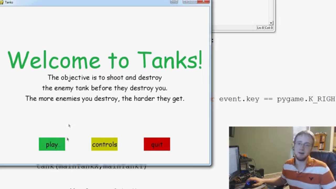 Pygame Python Game Development Tutorial 57 Moving Tank Part 2