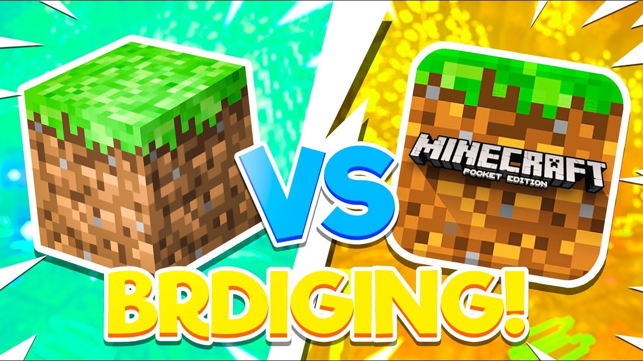 Java Vs Bedrock Bridging Youtube