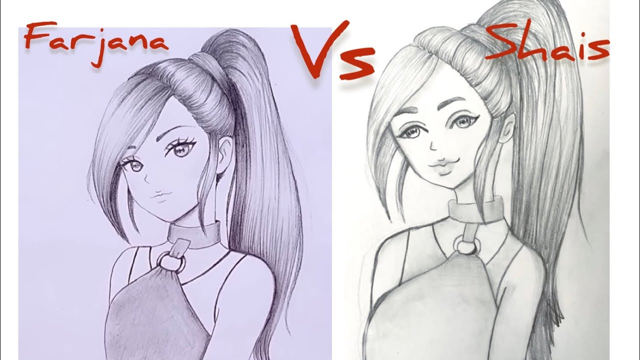 Recreated Farjana Drawing Academy How To Draw A Girl Anime Girl