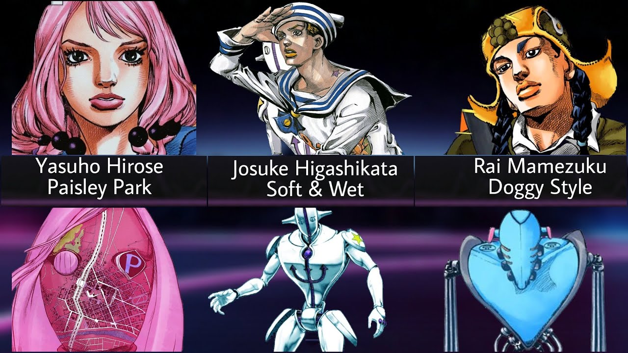 All Jojo S Stands From Jojolion Youtube