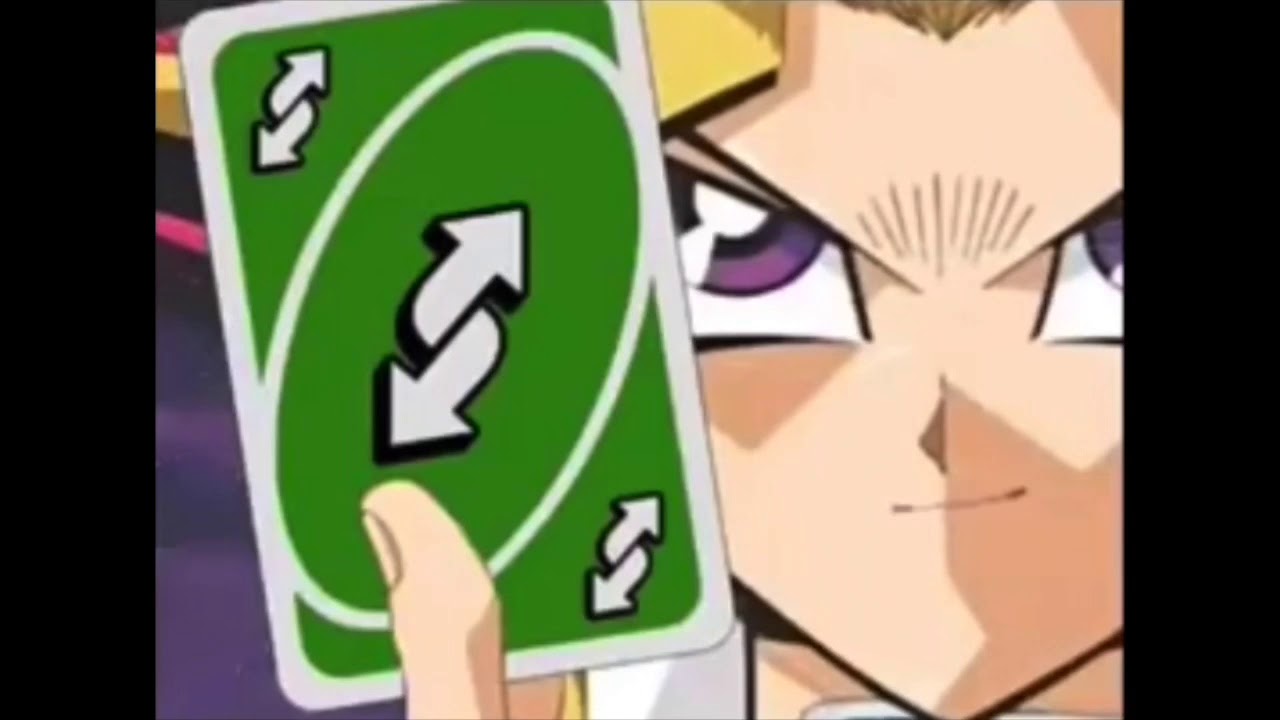 Uno Reverse Card Anime Meme Printable Cards