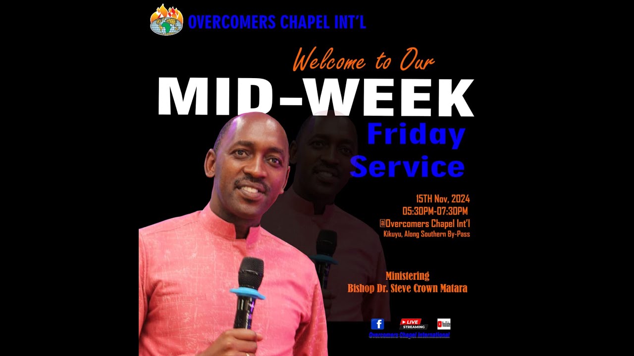 Friday Mid Week Service Bishop Dr Steve Crown Matara 15th November