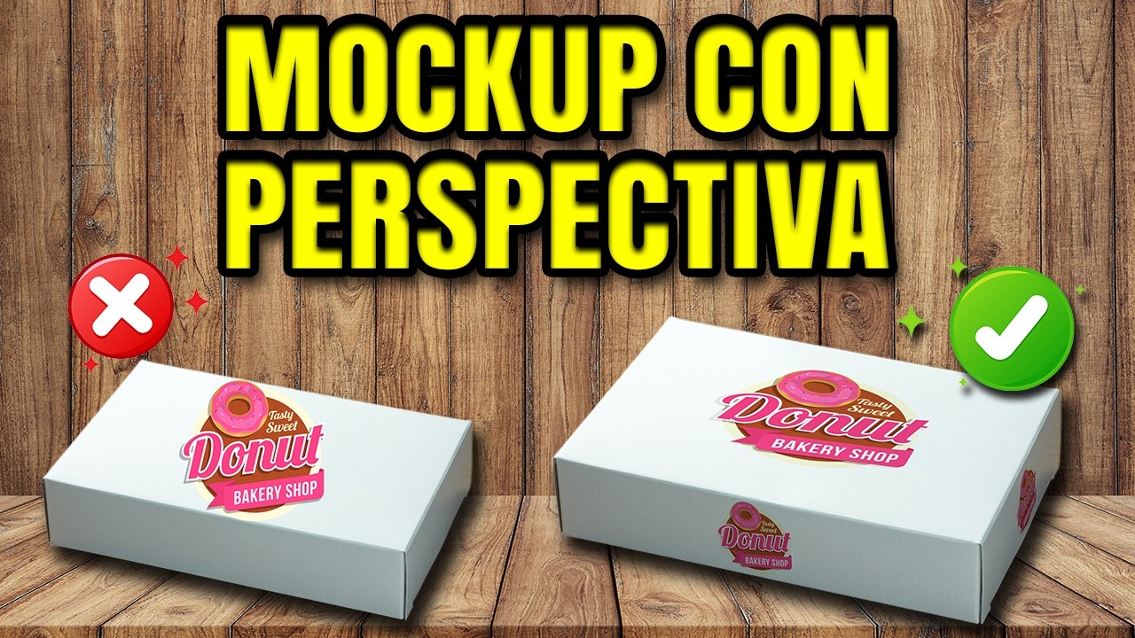 Cómo Poner Tu Diseño En Una Caja 3d Mockup En Perspectiva Con