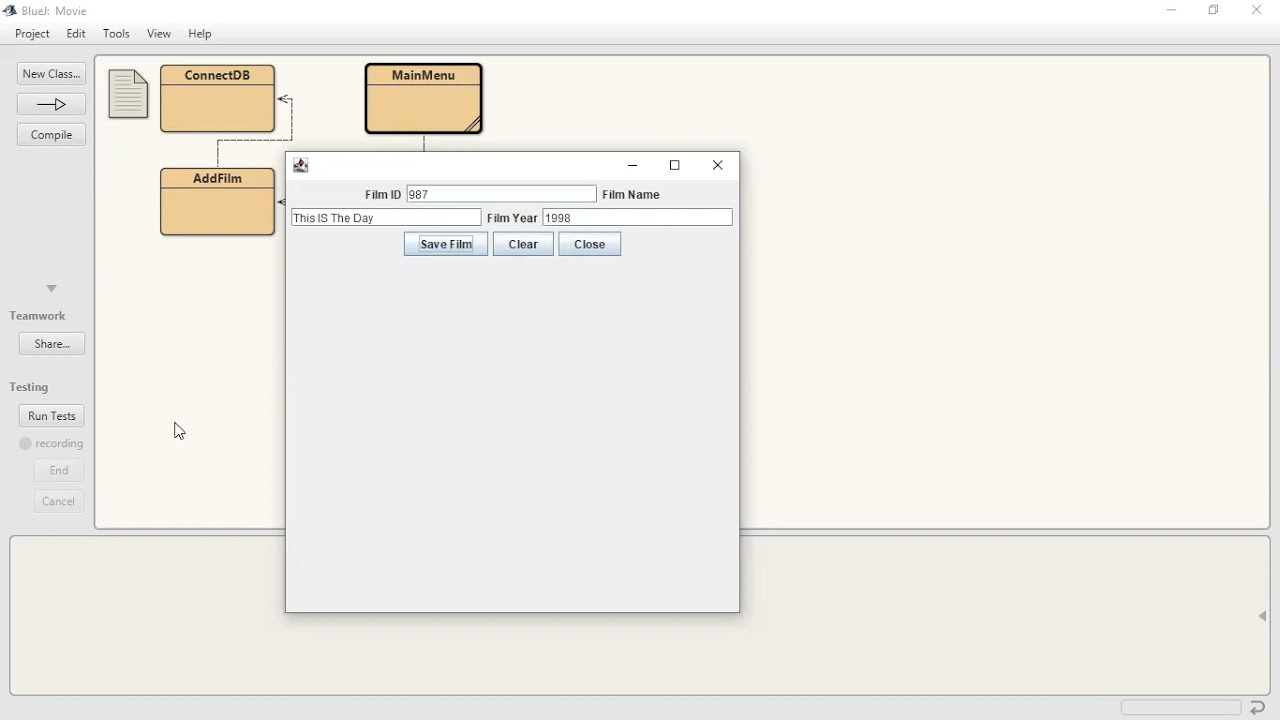 Part 5 Inserting Data From Java Gui Into Sql Database Youtube