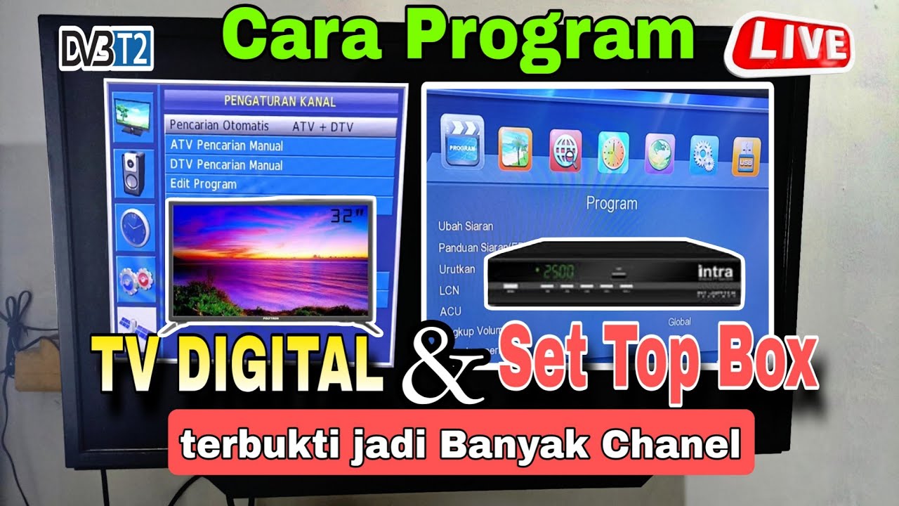 Tv Polytron Tidak Ada Sinyal Program Tv Digital Polytron Youtube