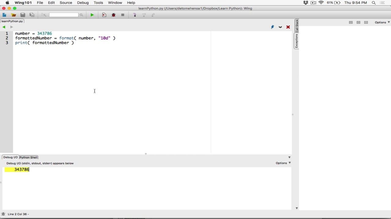 43 Formatting Integers Learn Python Youtube