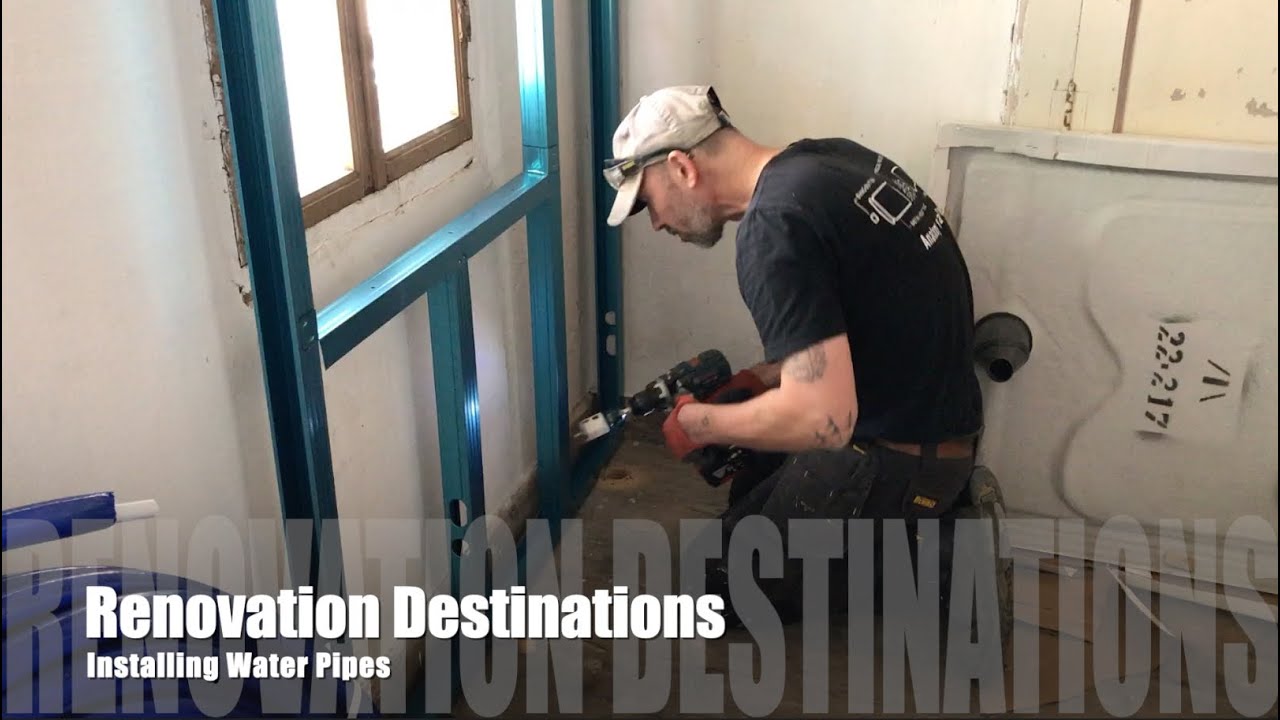 Installing Water Pipes Youtube