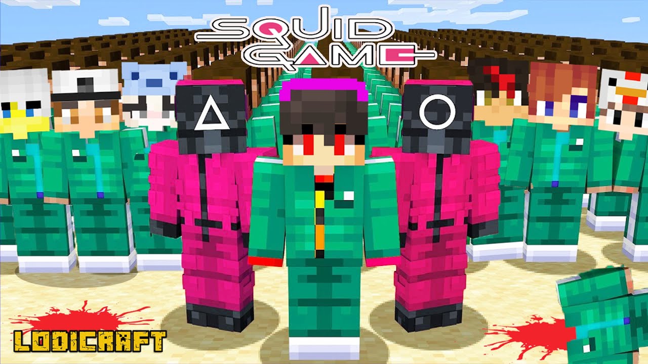 Squid Game Minecraft Youtube