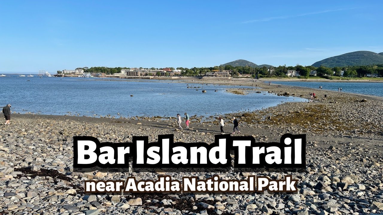 Bar Island Trail Bar Harbor Maine Near Acadia Youtube