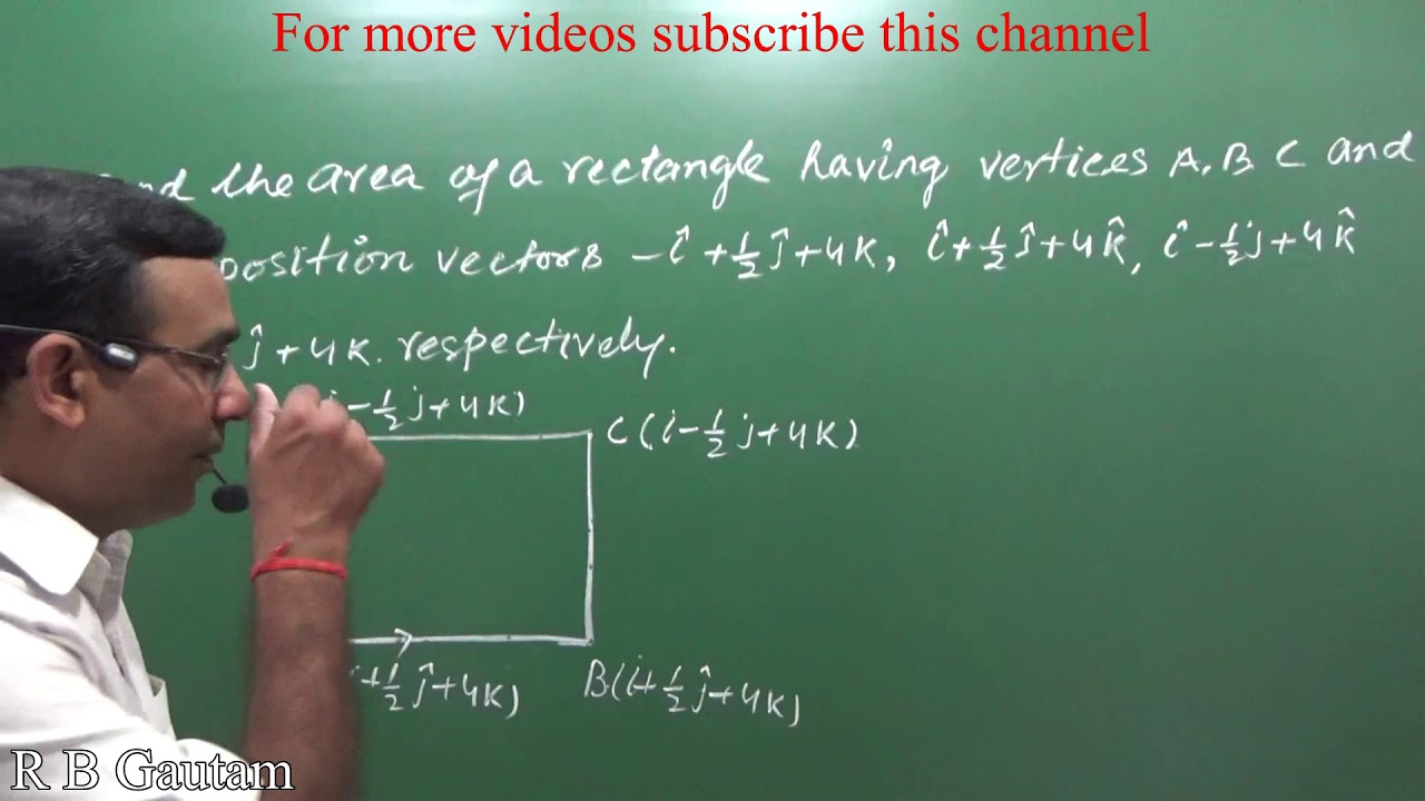 Class 12 Maths Vector Youtube