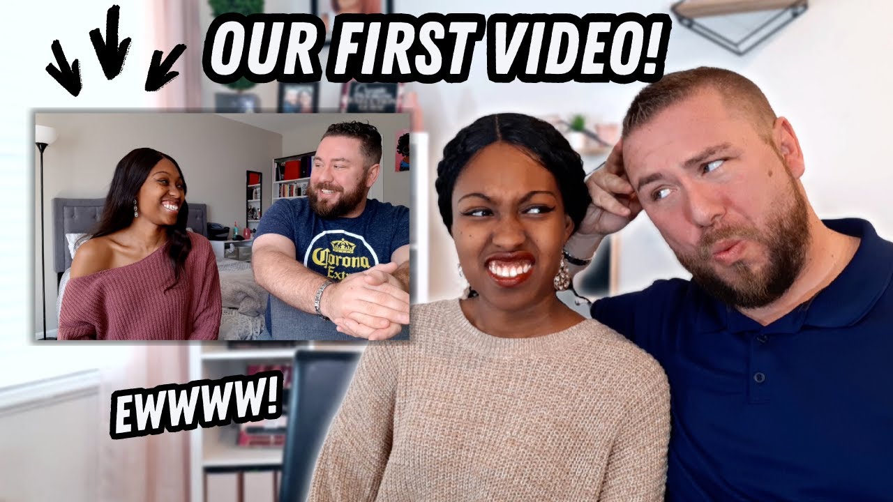 Reacting To Our First Youtube Video ёяшм Storytime Of Our Love Story