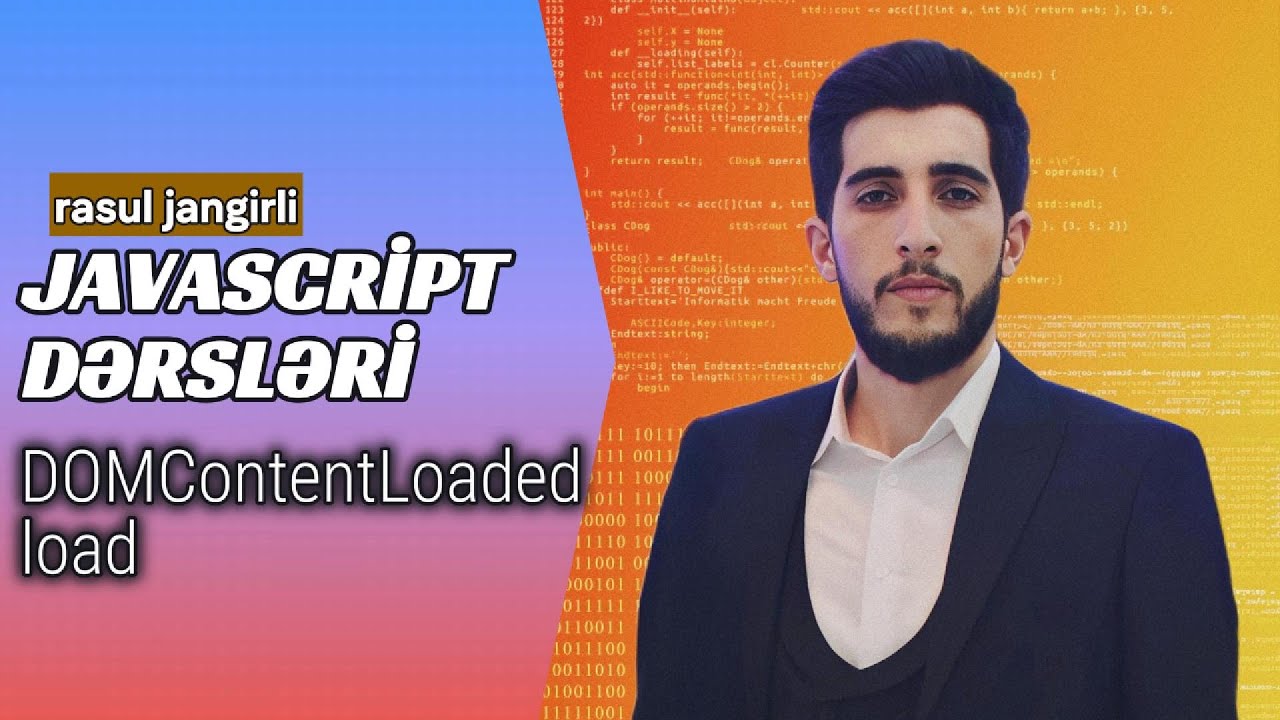 Domcontentloaded Və Load Domcontentloaded And Load Javascri̇pt