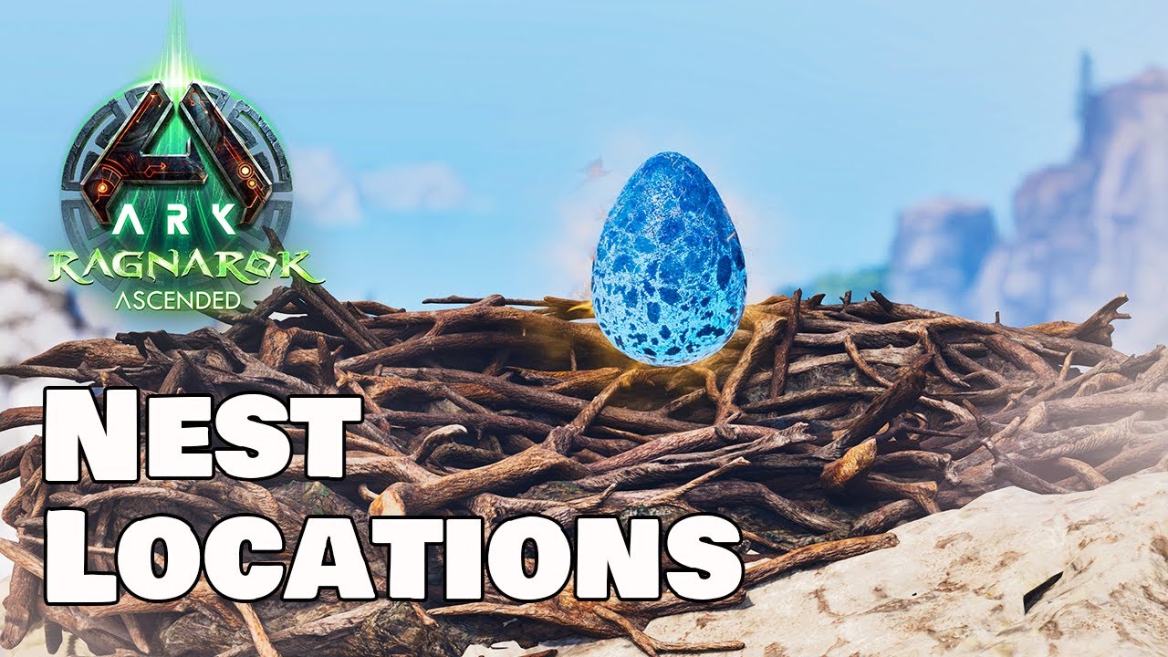 All Ice Wyvern Nest Locations Ragnarök Ark Survival Ascended Youtube
